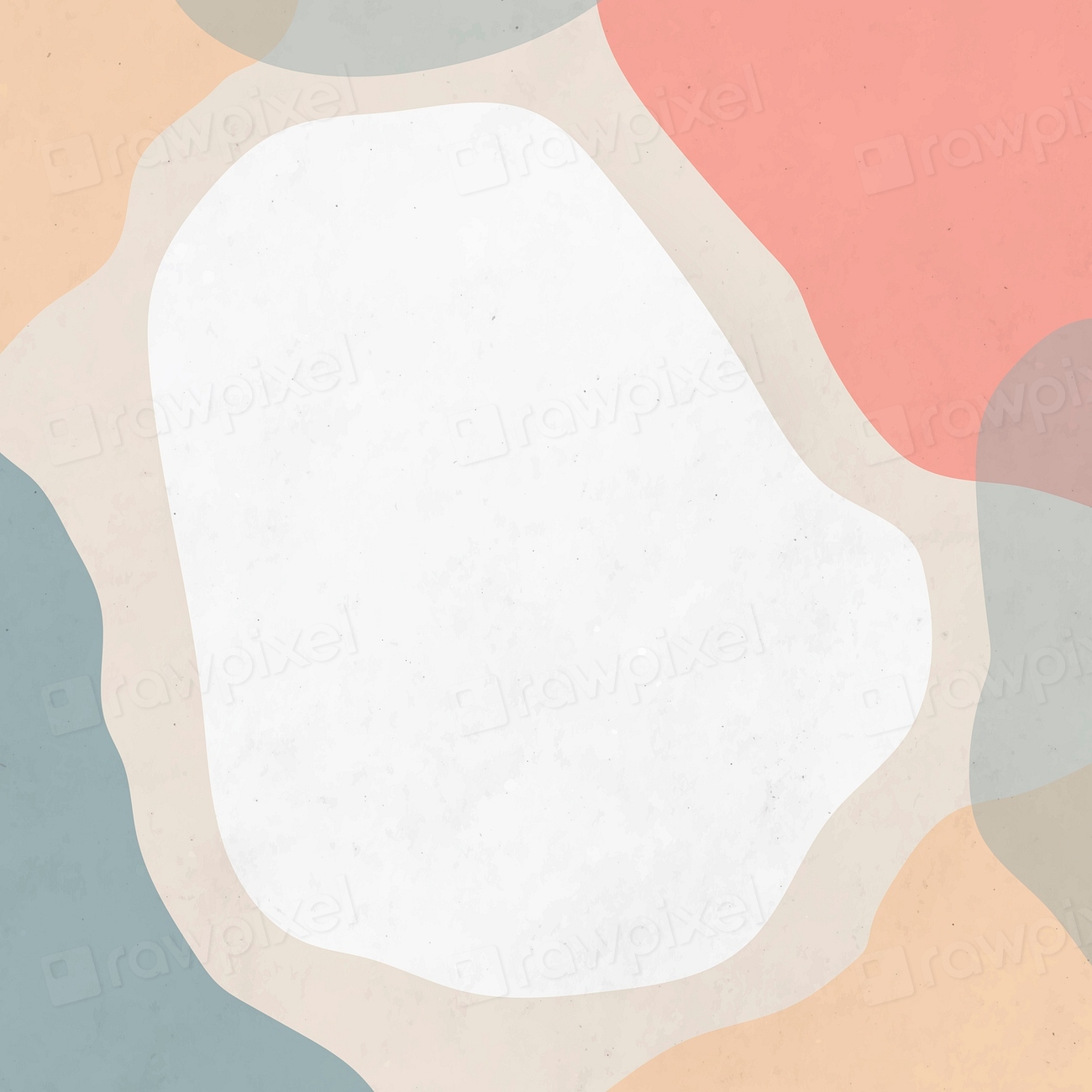 Colorful abstract oval frame template | Premium Vector - rawpixel