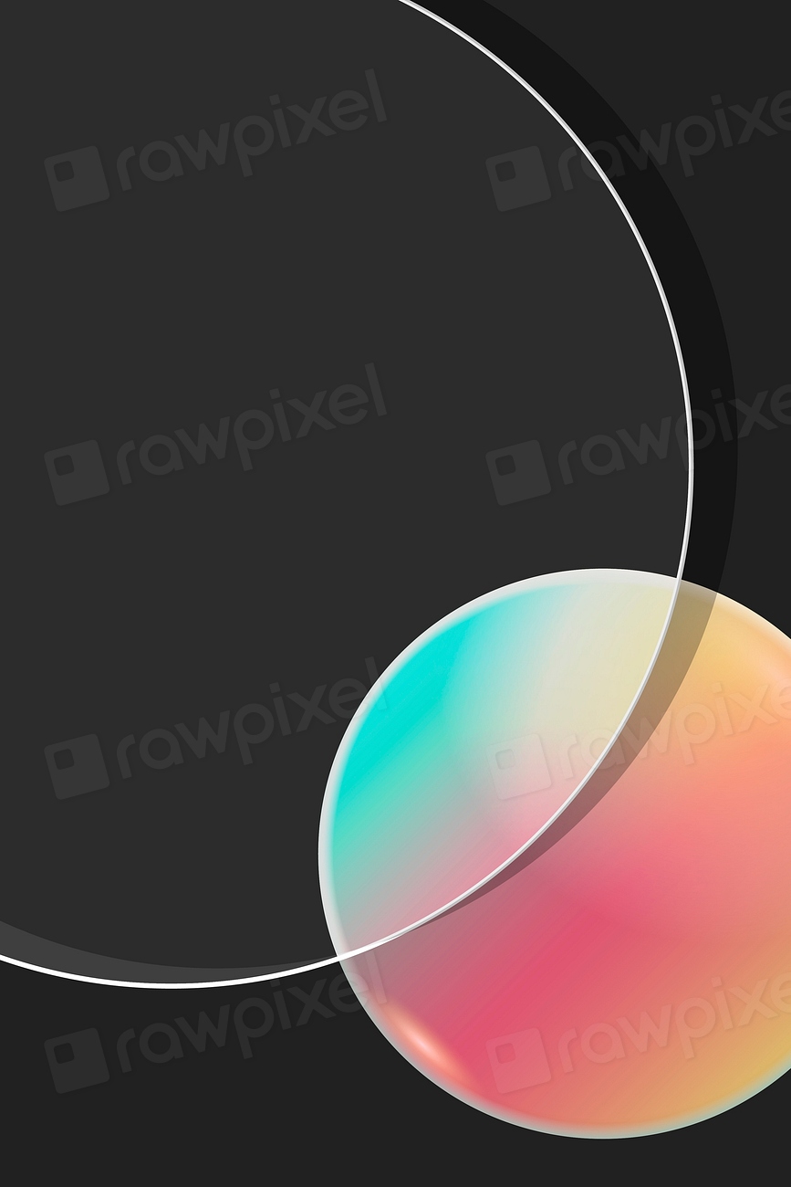 Colorful round geometric frame vector | Premium Vector - rawpixel