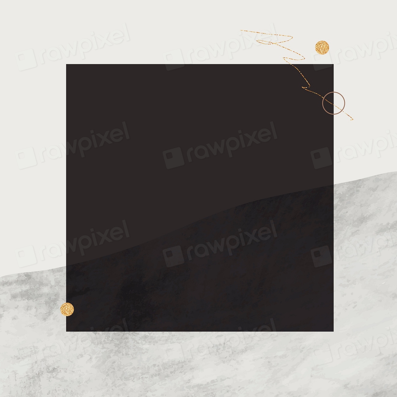 Blank square frame design vector | Premium Vector - rawpixel