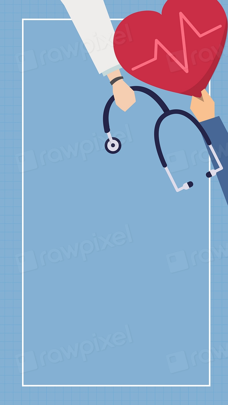 Doctor hospital themed phone background | Premium Vector - rawpixel