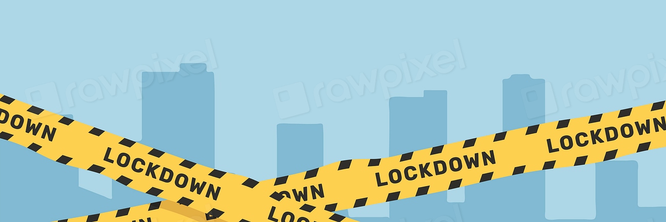 Yellow lockdown caution tape vector | Free Vector - rawpixel