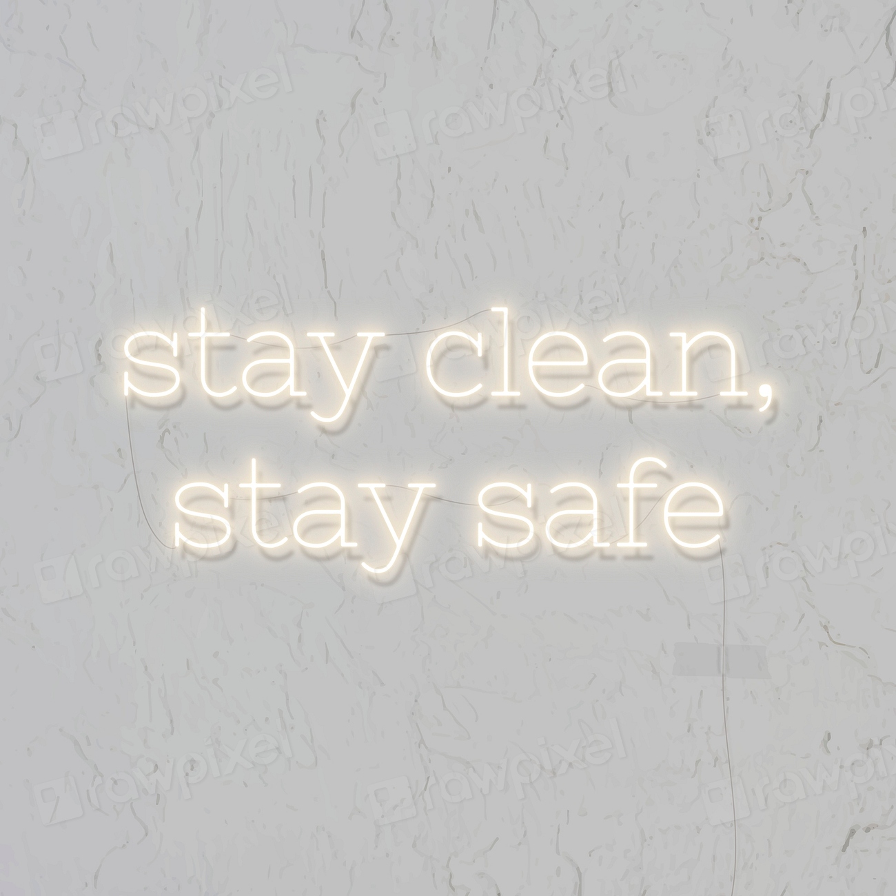 Stay clean, stay safe during the coronavirus | Free PSD - rawpixel