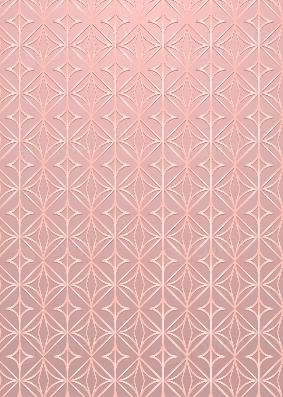 Pink round geometric patterned background | Premium Photo - rawpixel
