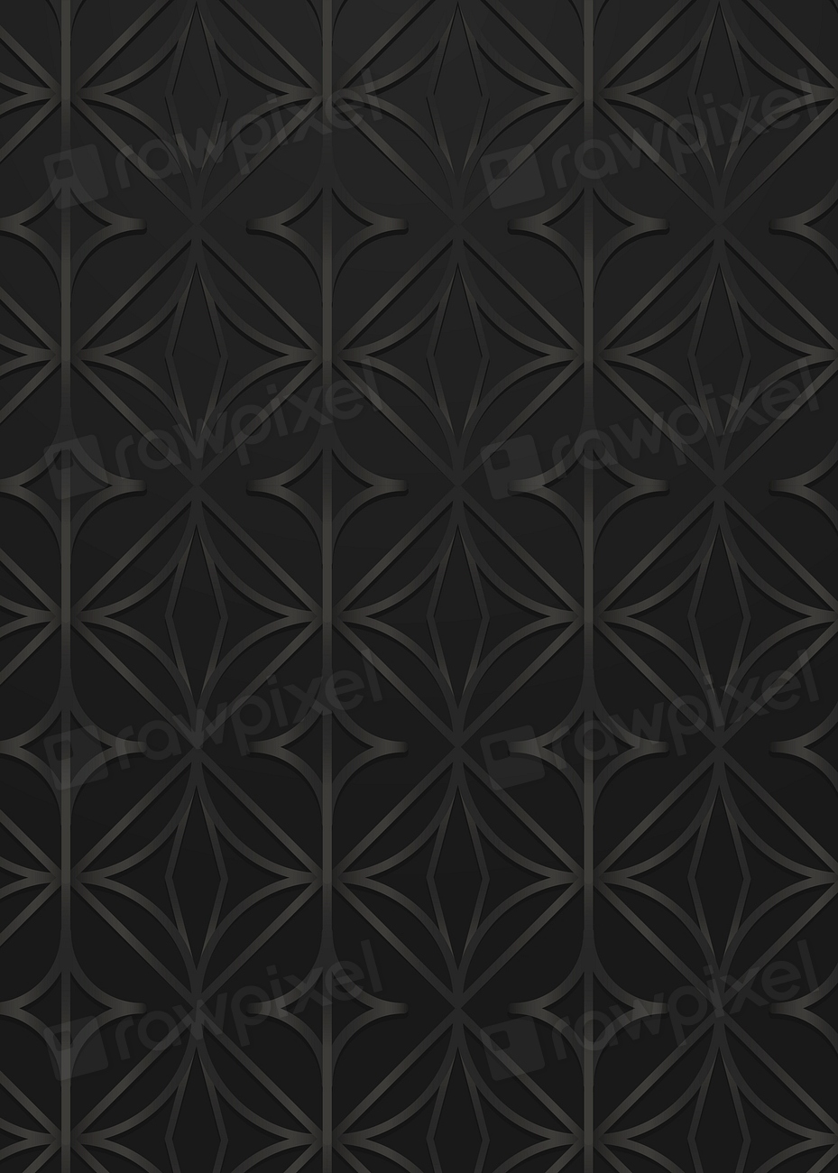 Black round geometric patterned background | Free Photo - rawpixel