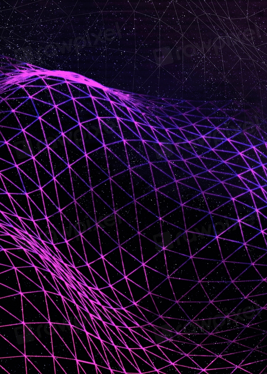 Purple 3D abstract wave pattern | Free Photo - rawpixel