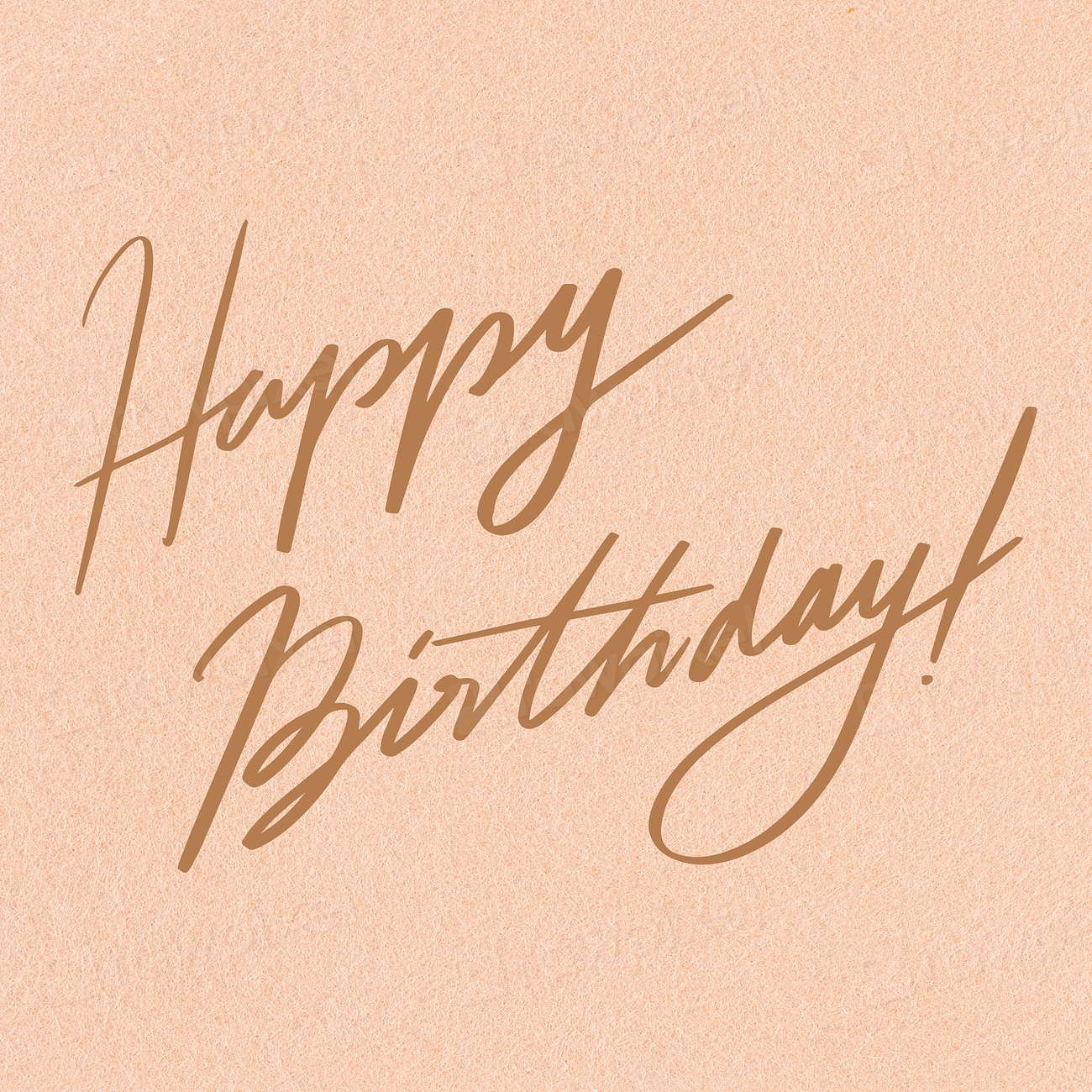 Happy birthday cursive calligraphy psd | Premium PSD - rawpixel