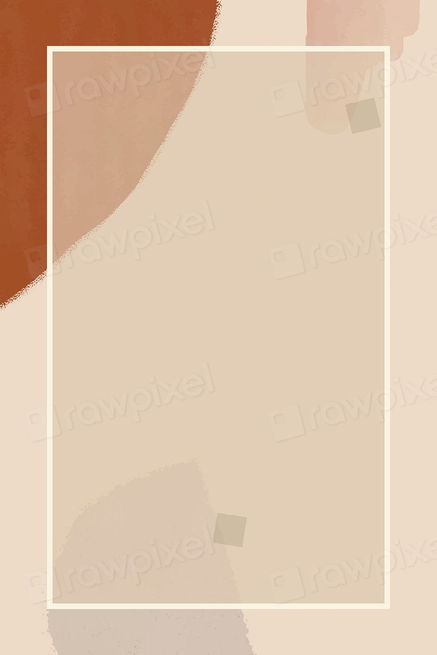 Rectangle frame brown and cream | Premium Vector - rawpixel