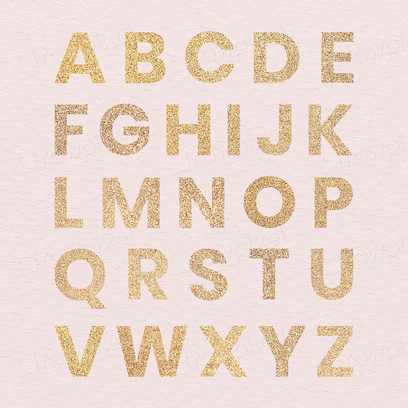 A-Z uppercase alphabet letters sticker | Premium PSD - rawpixel