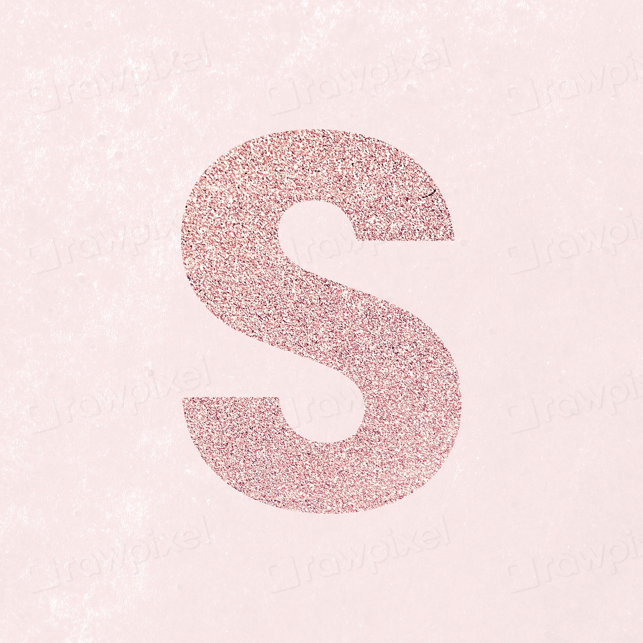 Glitter capital letter S sticker | Premium PSD - rawpixel