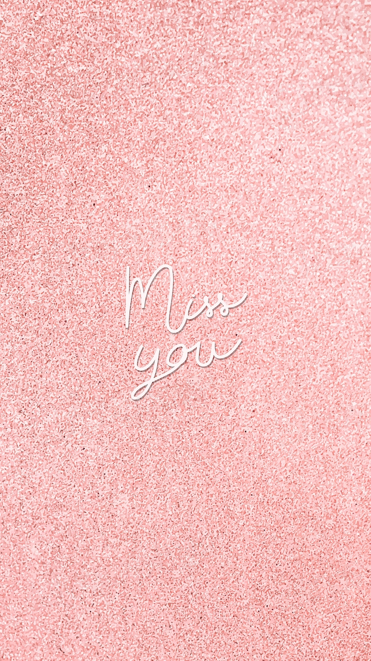Shimmering miss you font mobile | Premium Vector - rawpixel