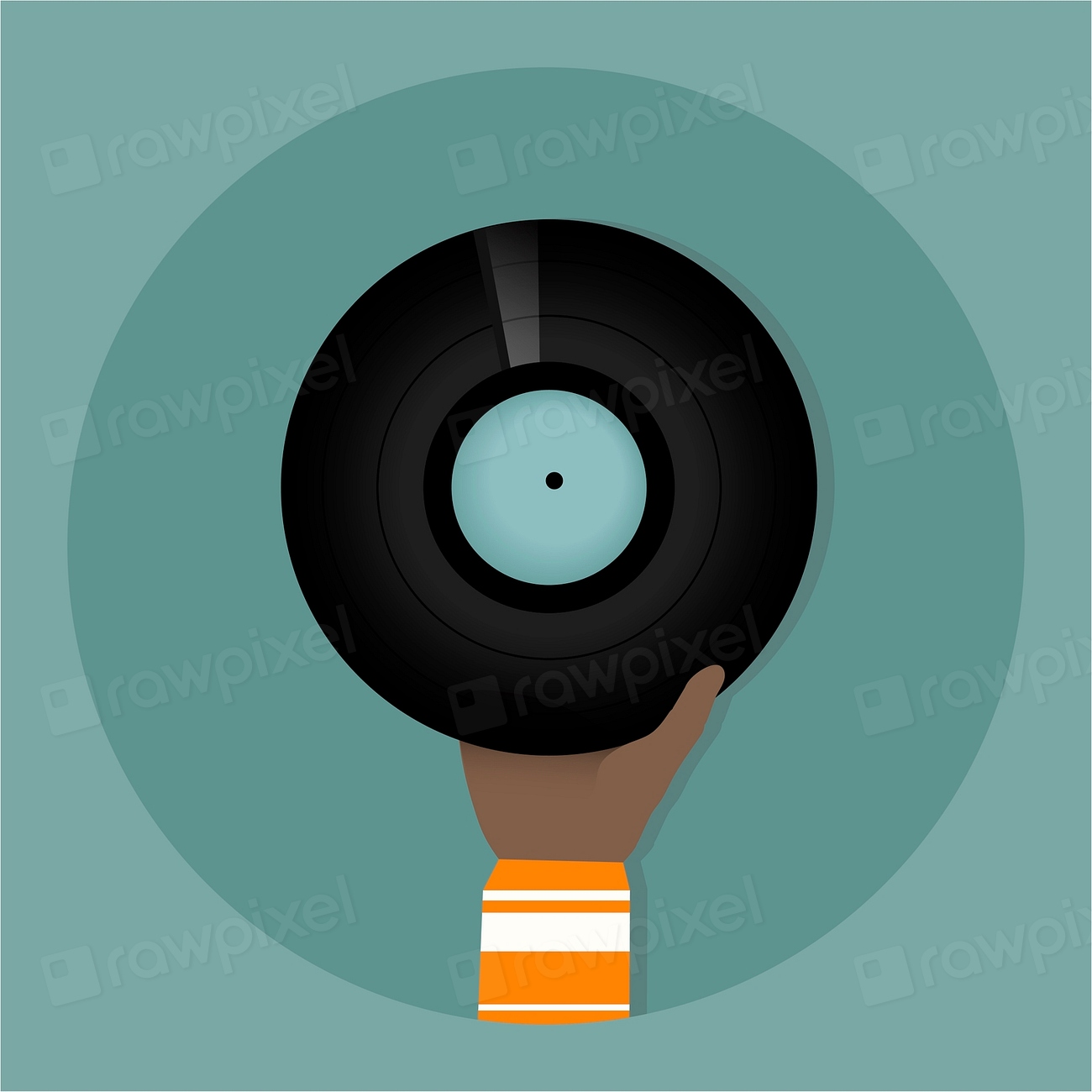 Music record vector | Premium Vector - rawpixel