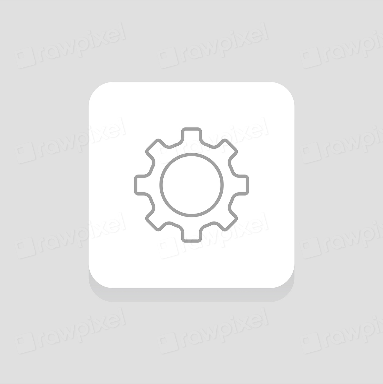 Vector of gear icon | Free Vector - rawpixel