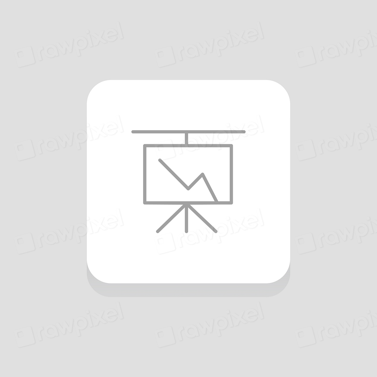 Vector data analysis graph icon | Free Vector - rawpixel