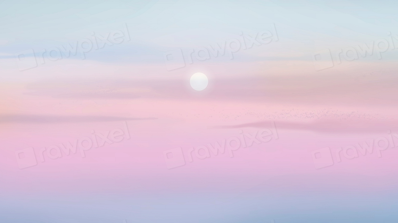 Sunset background vector pastel sky | Premium Vector - rawpixel