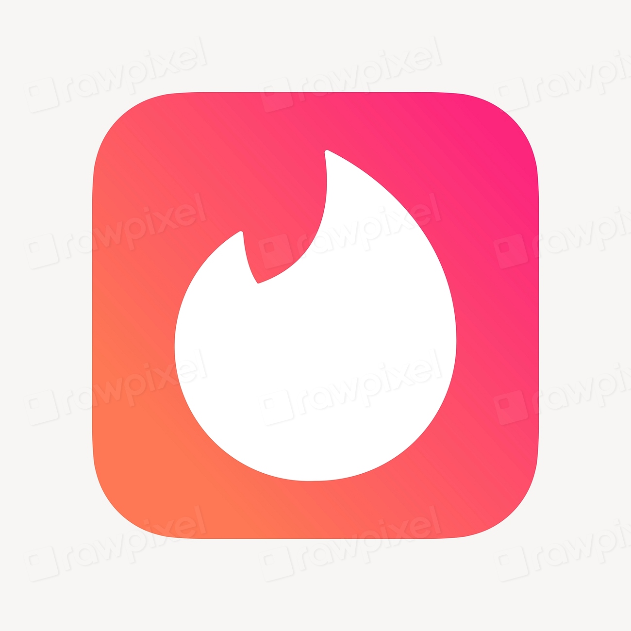 Tinder psd social media icon | Premium PSD - rawpixel