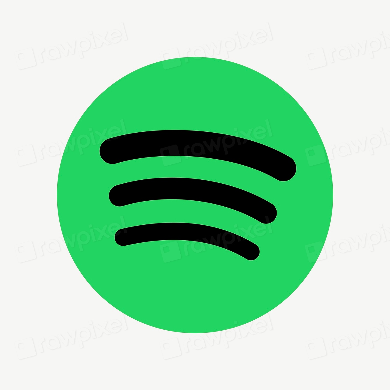 Spotify vector social media icon. | Free Vector - rawpixel
