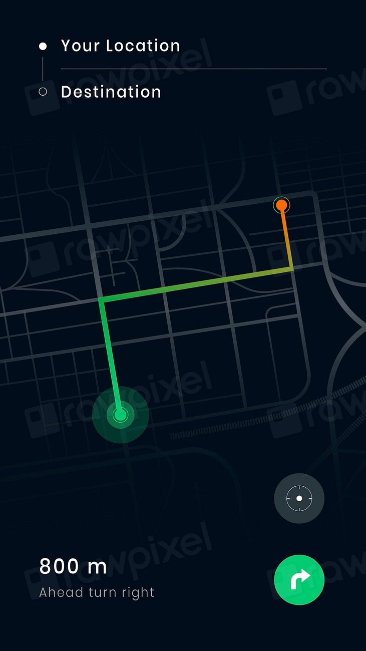 Car navigation map screen vector | Premium Vector - rawpixel