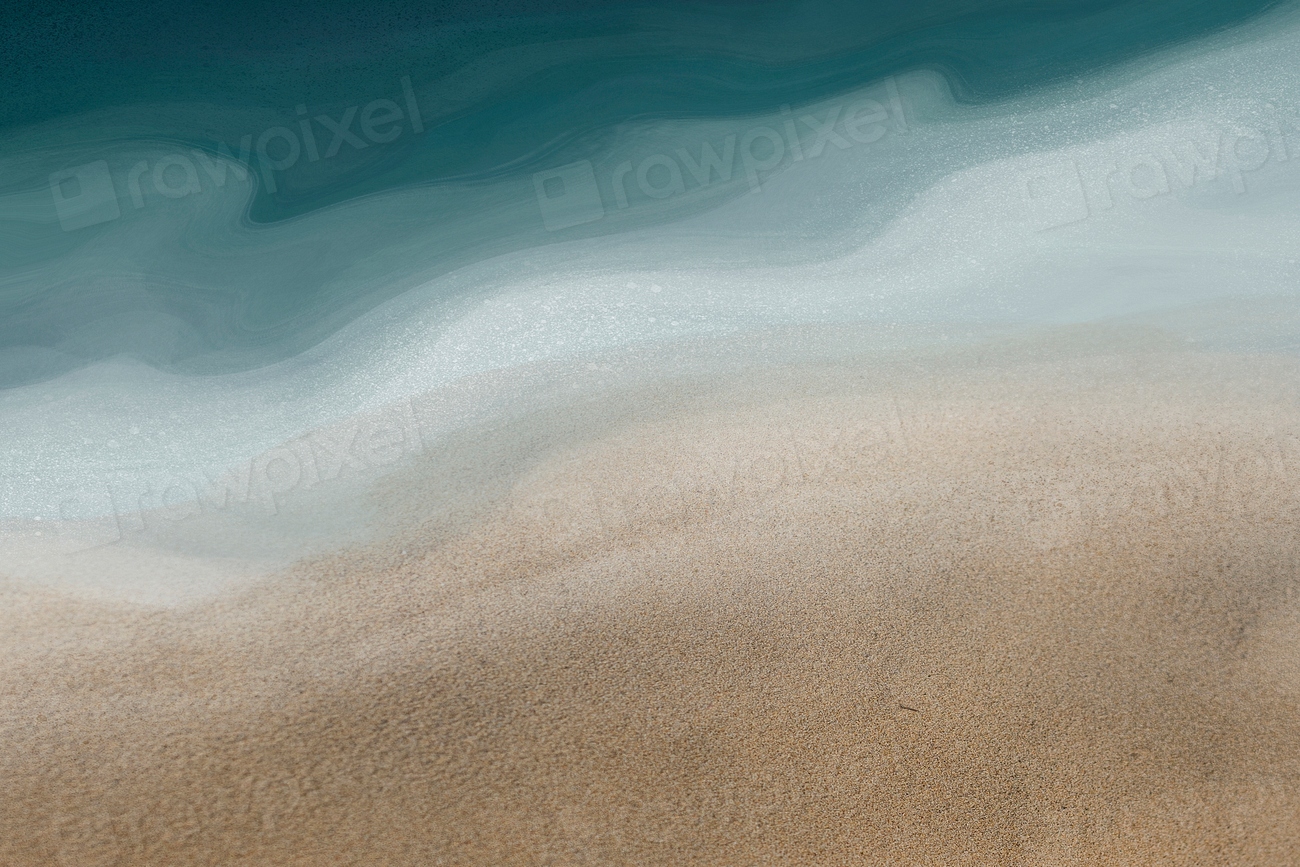 Sand and sea watercolor background | Free Photo - rawpixel