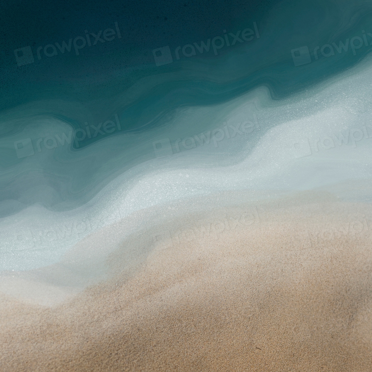 Sand and sea watercolor texture | Premium Photo - rawpixel