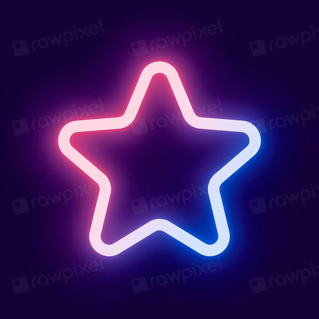 Star neon pink icon social | Free Photo - rawpixel