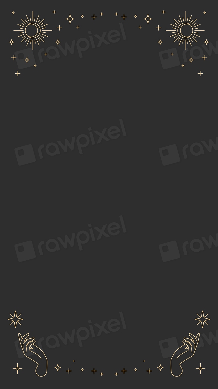 Gold celestial frame vector sun | Premium Vector - rawpixel