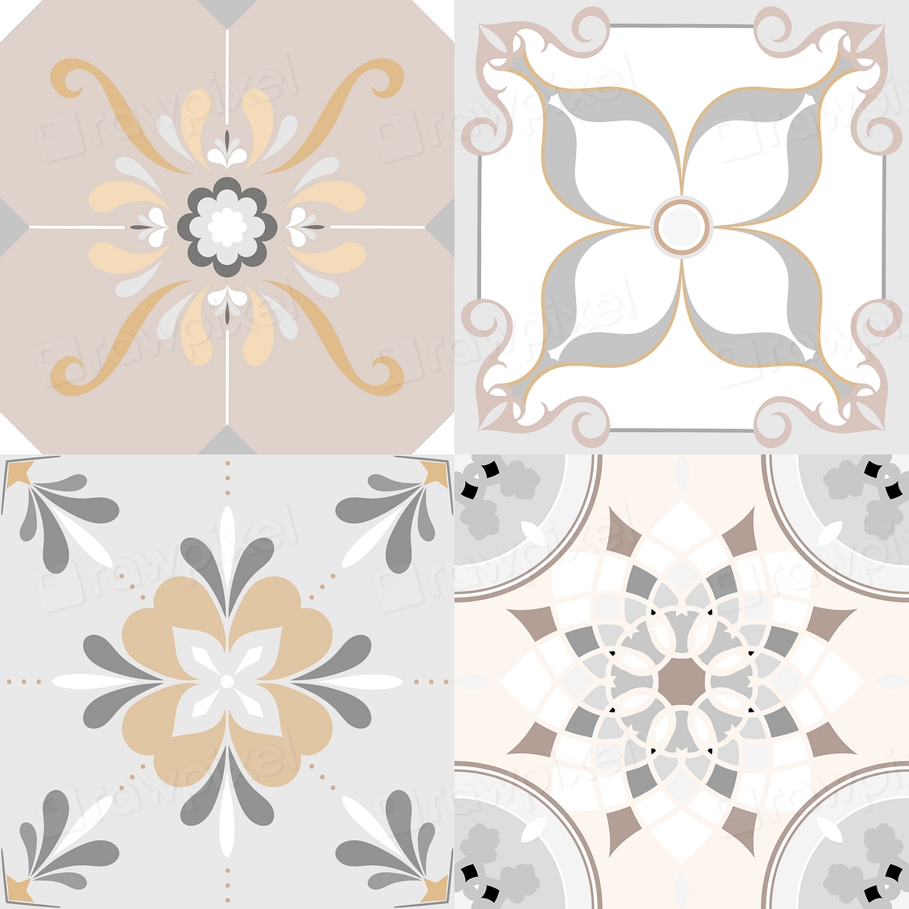Seamless pattern tiles vector collection | Premium Vector - rawpixel