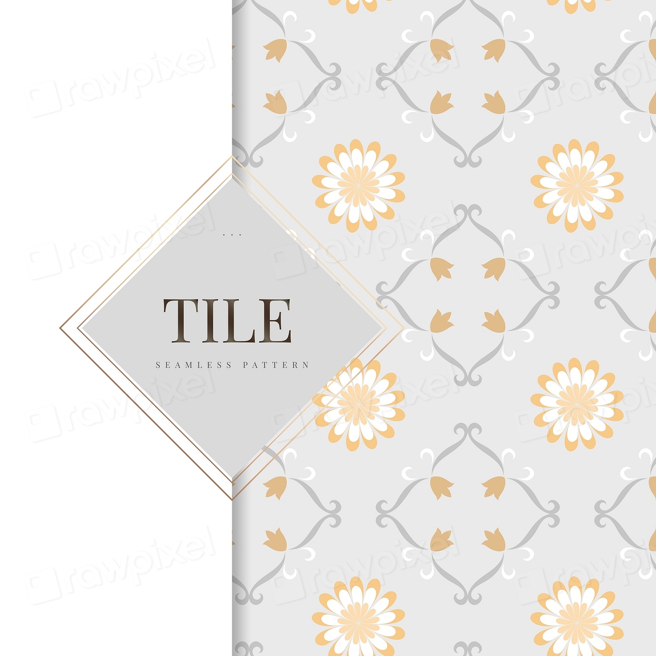 Seamless pattern wall tile vector | Premium Vector - rawpixel