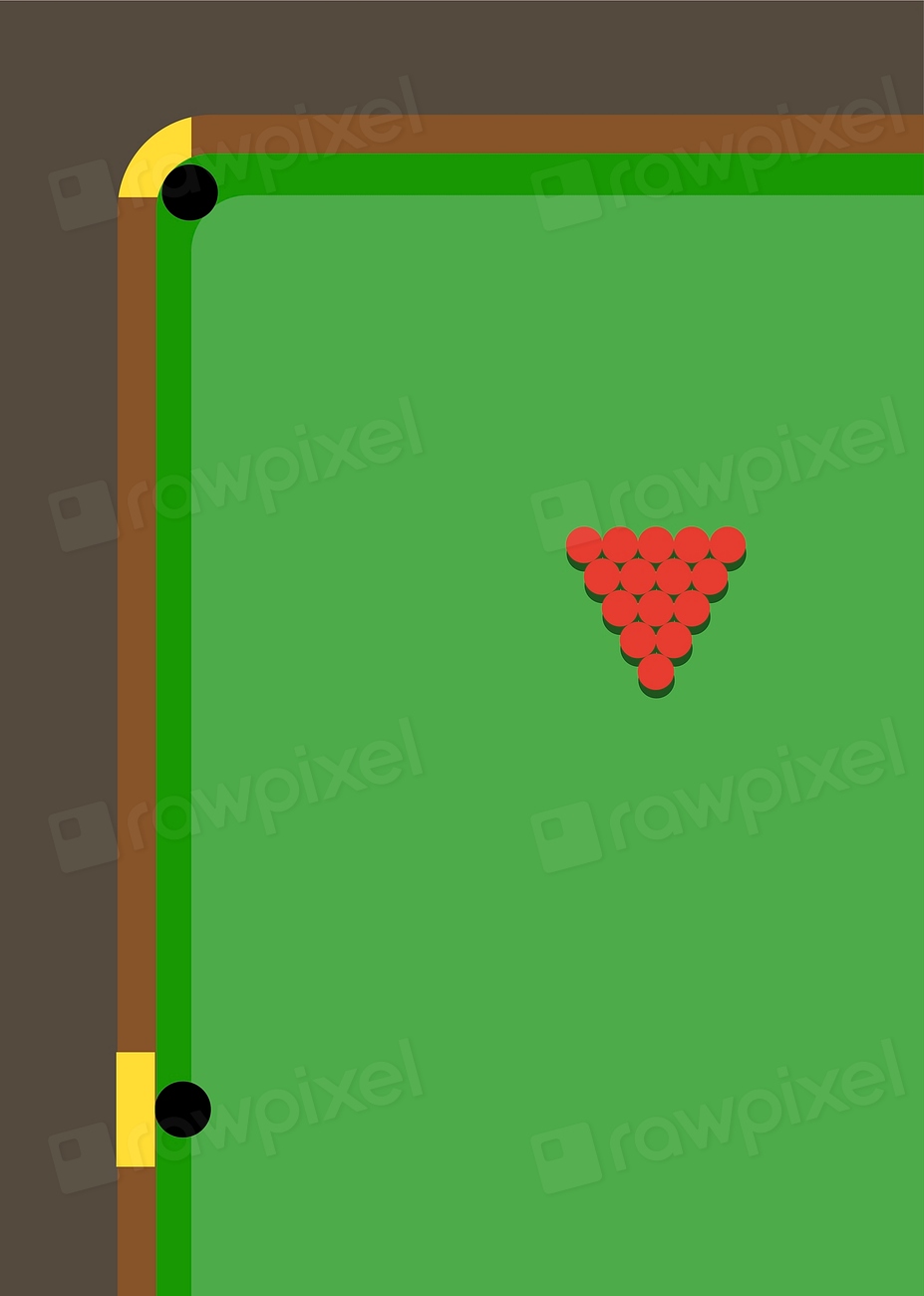 Aerial view pool table | Premium Vector - rawpixel