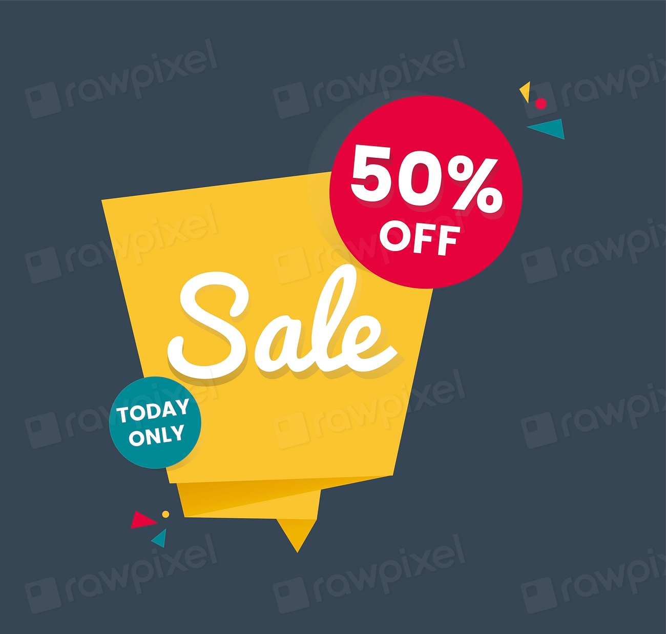 Colorful shopping sale badge design | Premium Vector - rawpixel