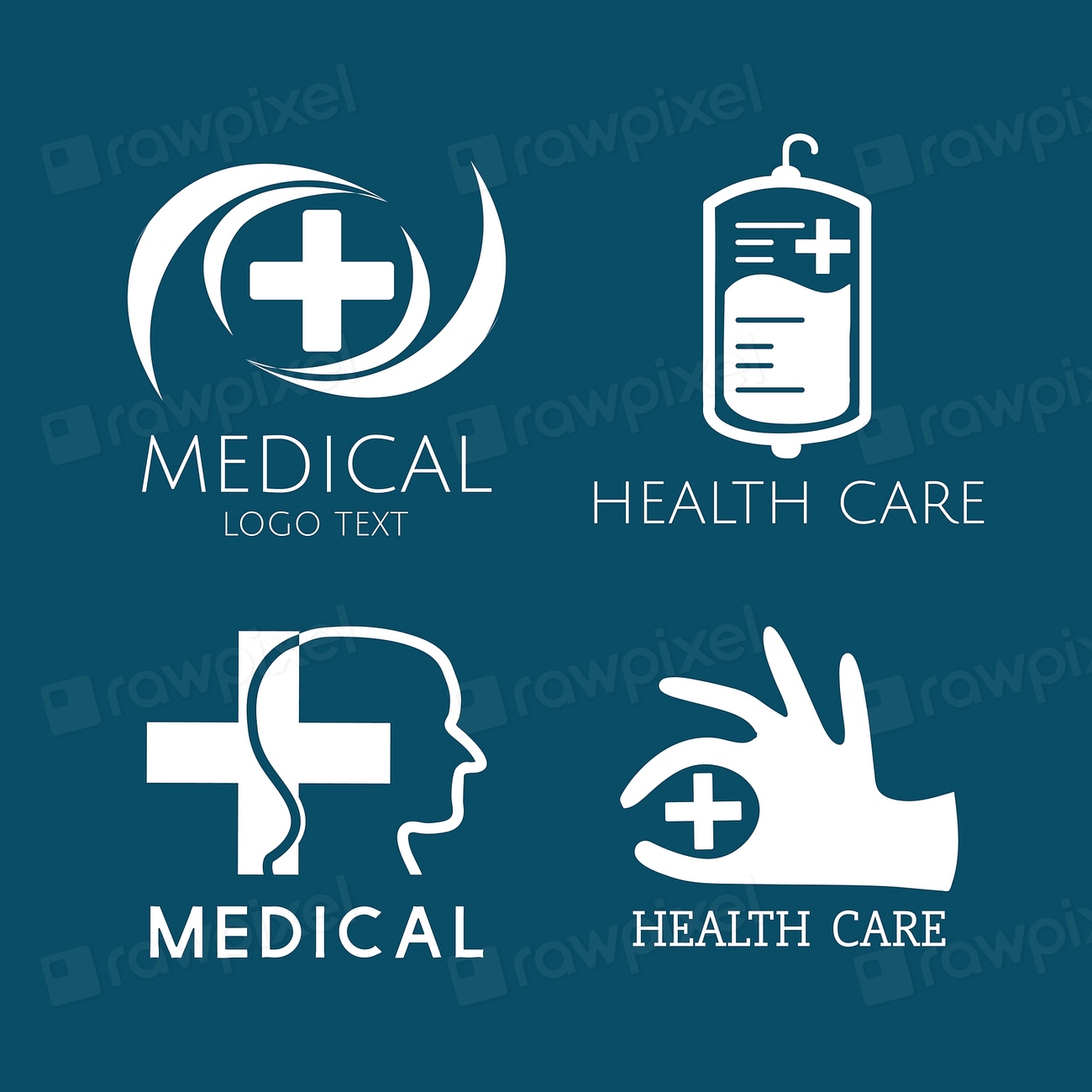Medical service logos vector set | Premium Vector - rawpixel