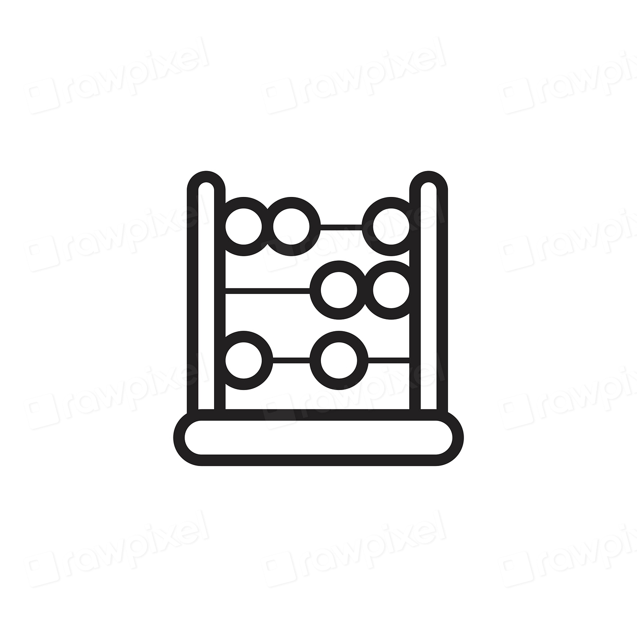 Abacus icon vector | Premium Vector - rawpixel