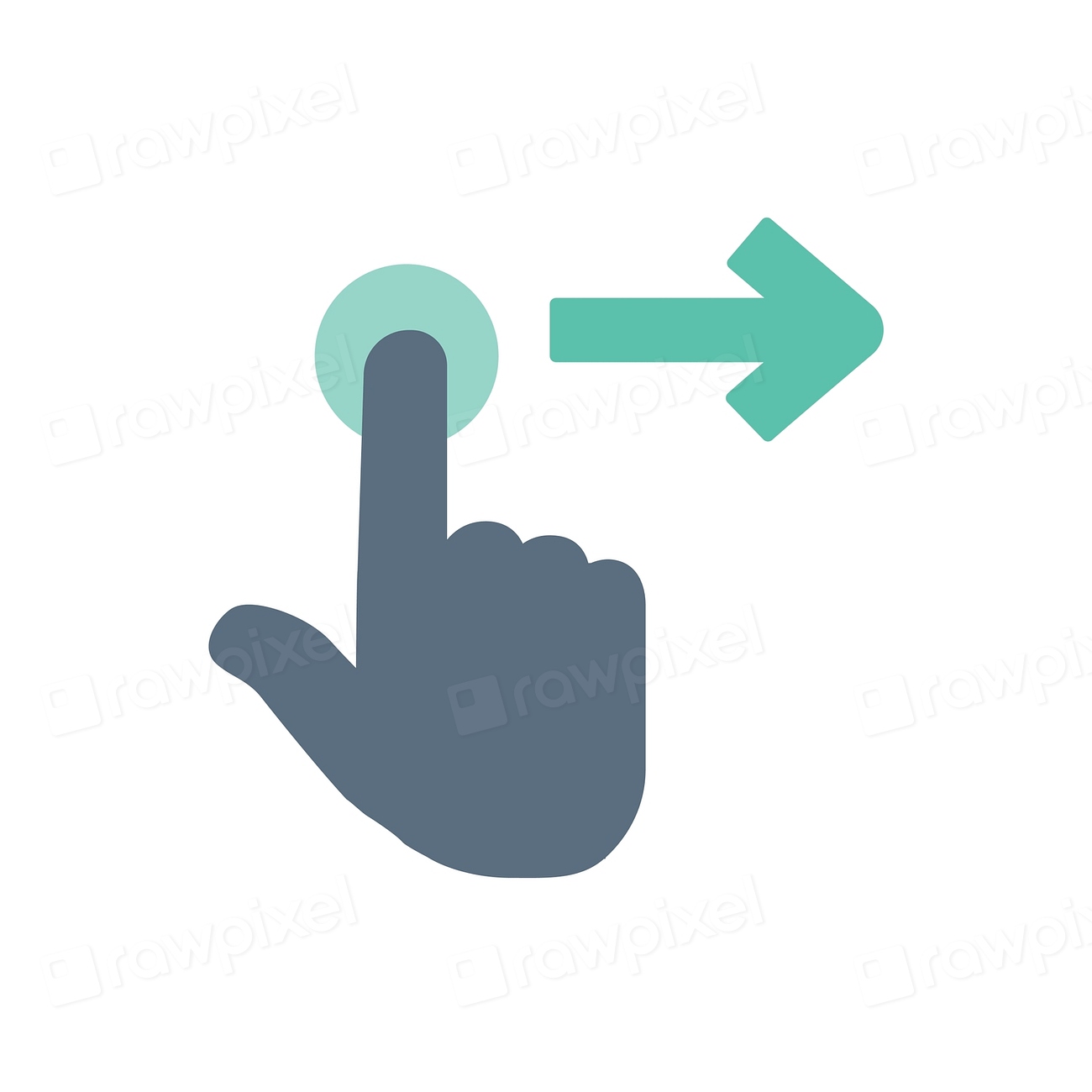 Illustration touch screen hand gesture | Premium Vector - rawpixel
