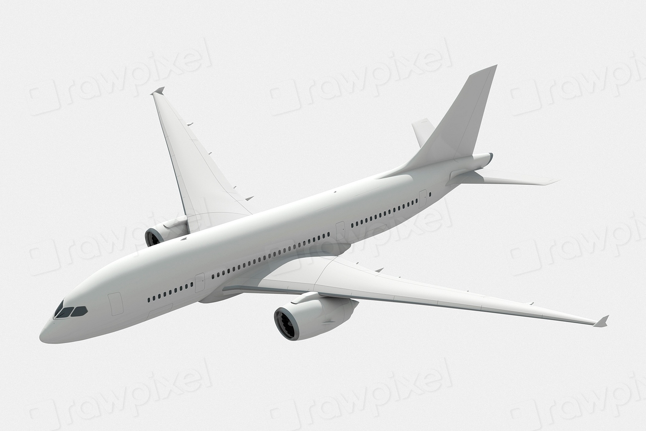 3D aircraft, air transportation, realistic | Premium PSD - rawpixel