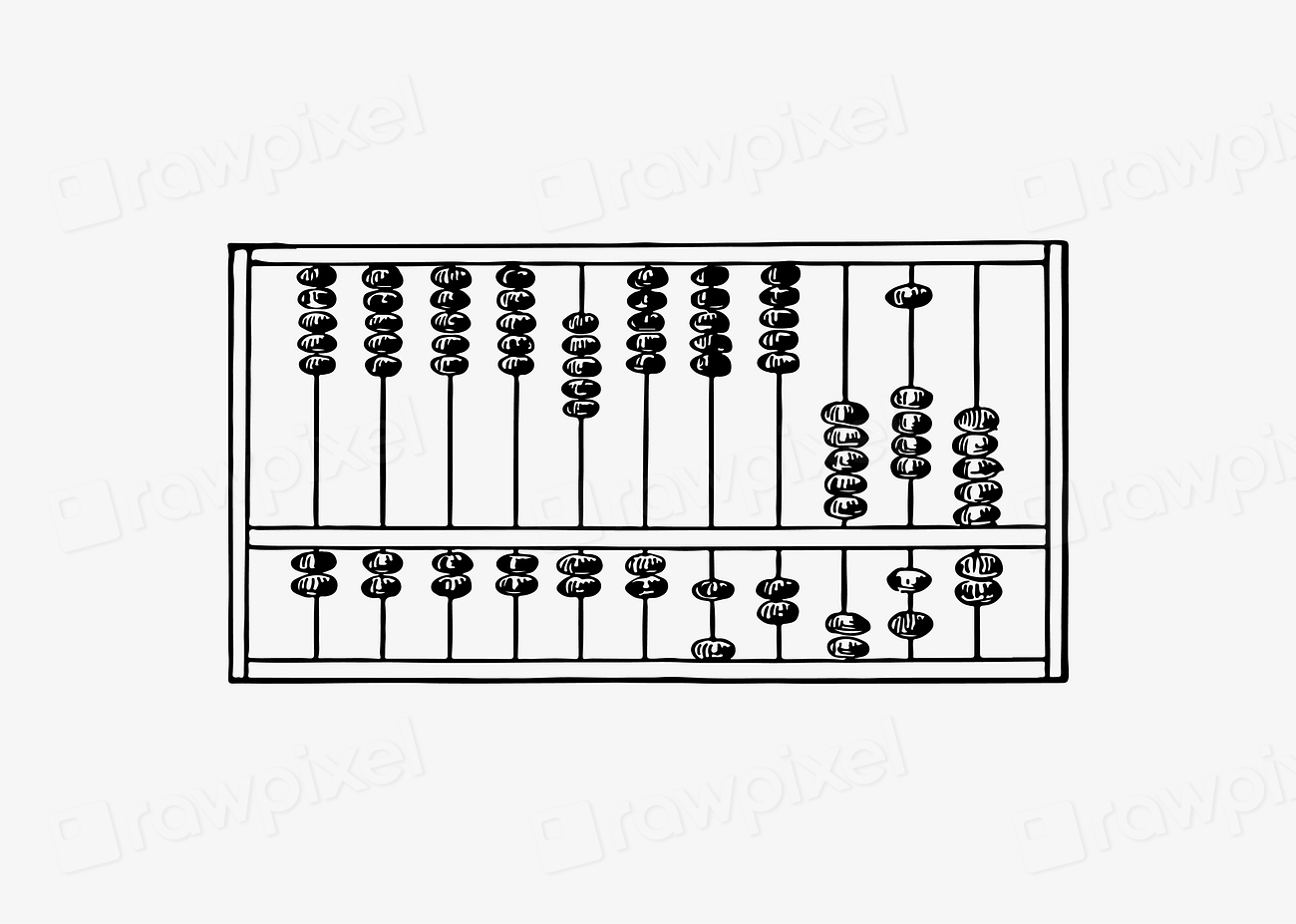 Vintage abacus illustration vector | Premium Vector Illustration - rawpixel