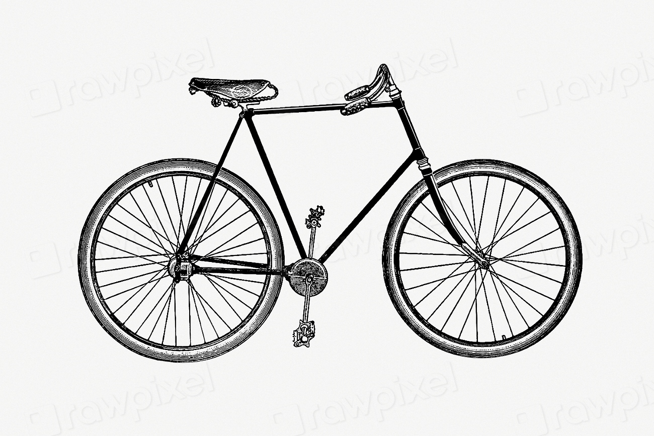 Vintage Victorian style bike engraving. | Free Photo Illustration ...