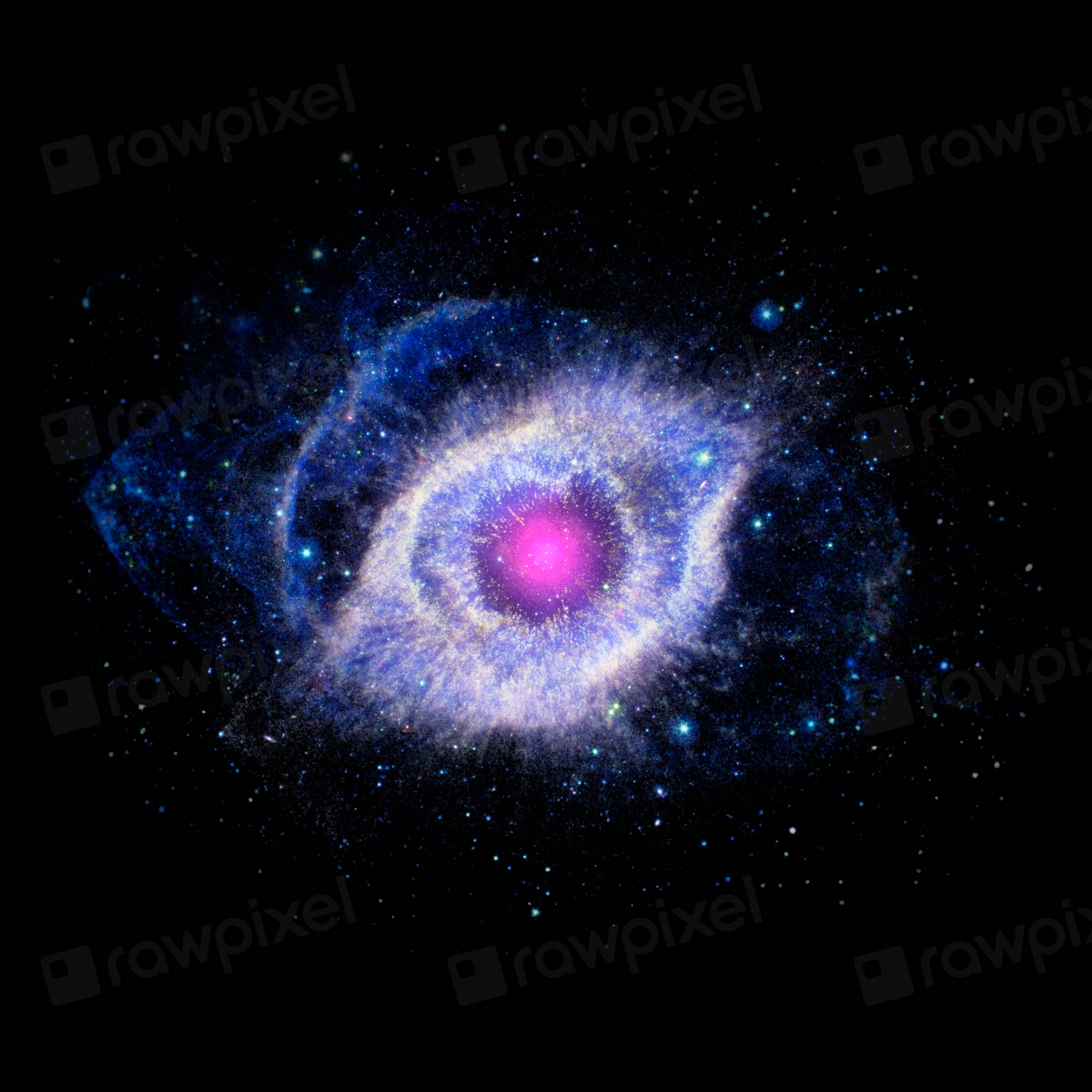 Helix Nebula background, purple galaxy | Free Photo - rawpixel