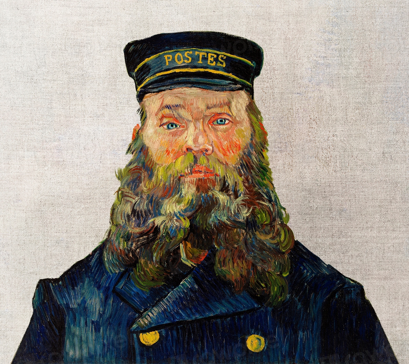 Van Gogh's Portrait Postman Joseph | Premium PSD - rawpixel