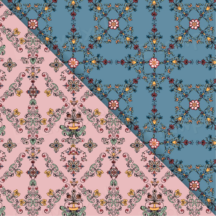 Vintage flourish patterns | Premium Vector - rawpixel