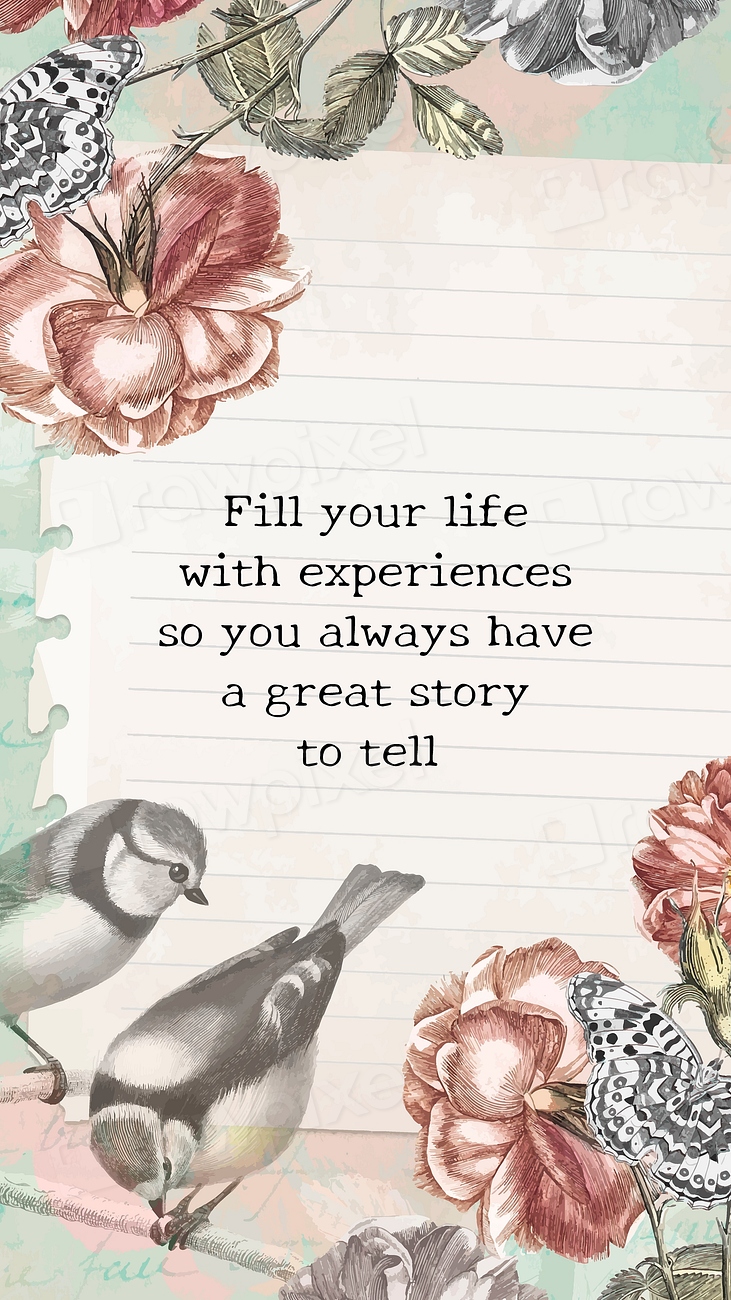 Aesthetic instagram story template, vintage | Premium Vector Template ...