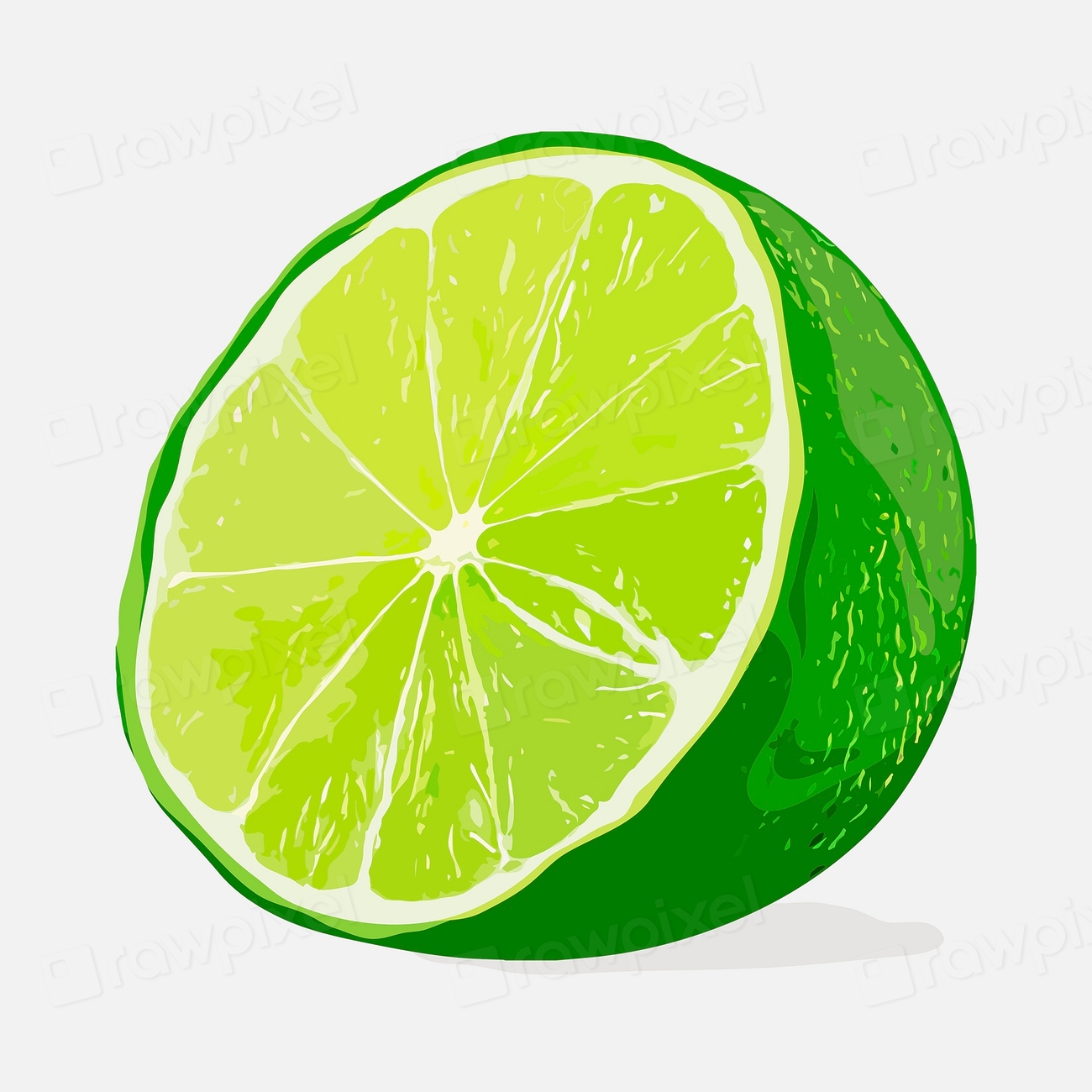 Cute lime clipart, fruit illustration | Premium PSD - rawpixel