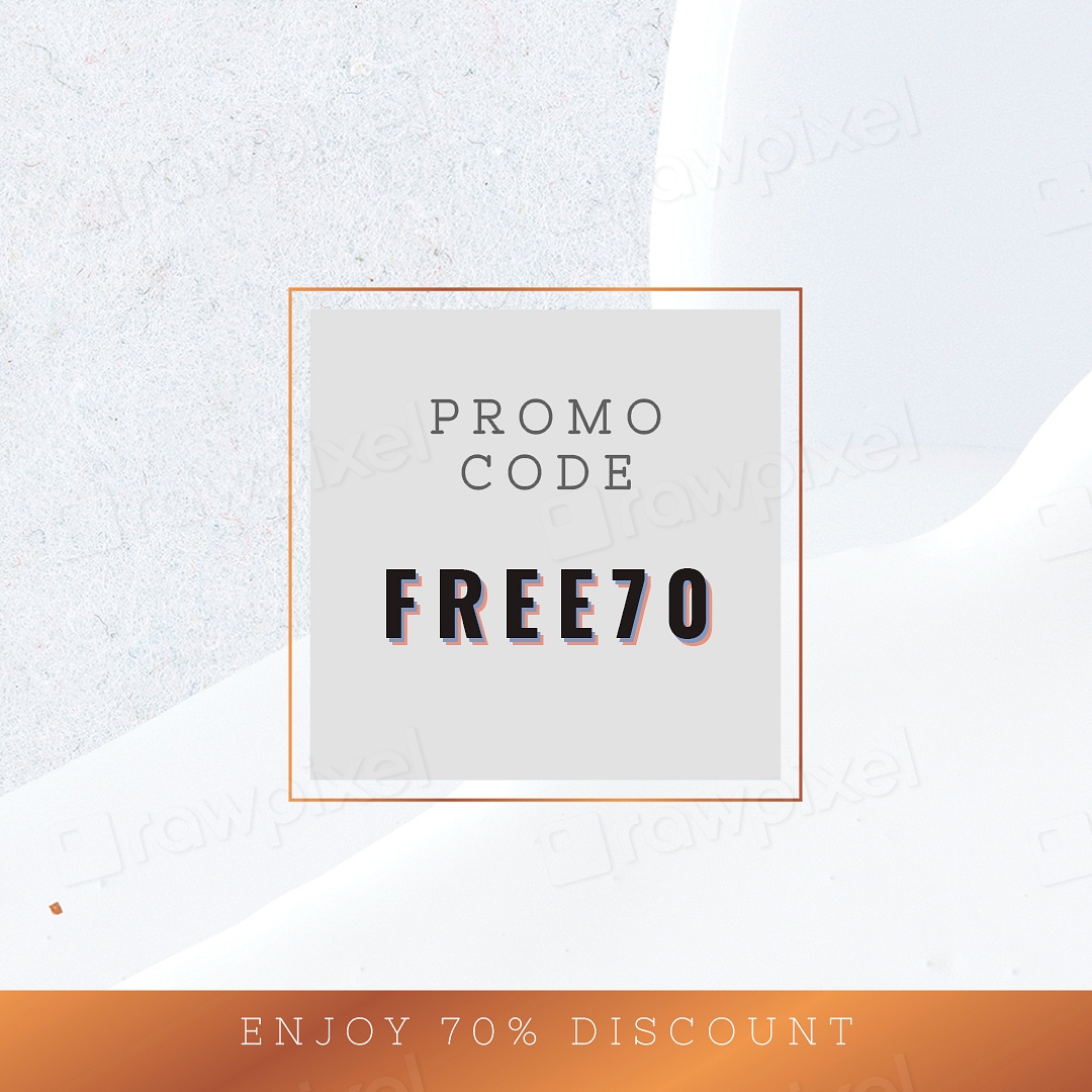Psd promo code 70% discount | Premium PSD Template - rawpixel