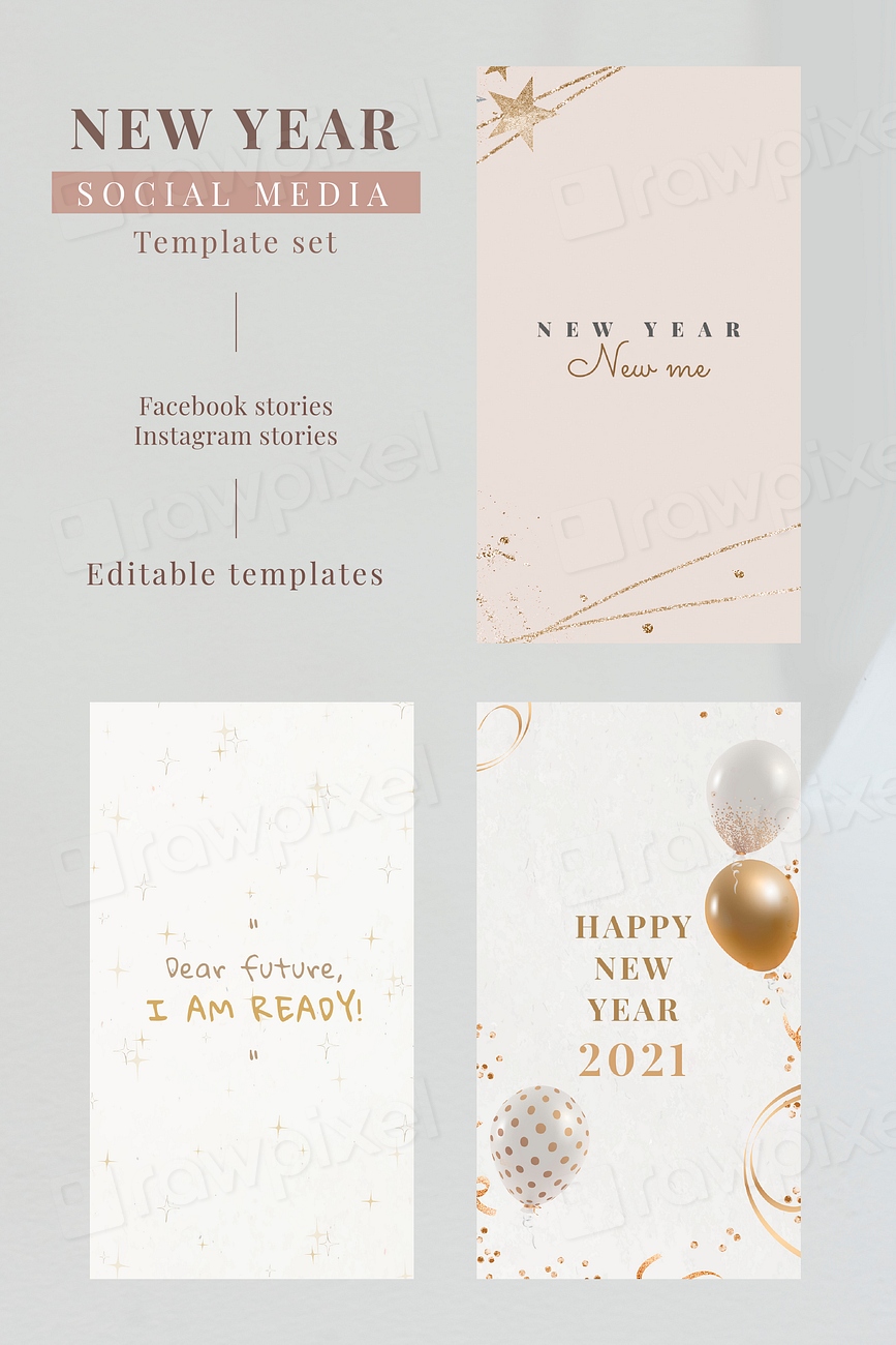 New year editable template psd | Premium PSD - rawpixel