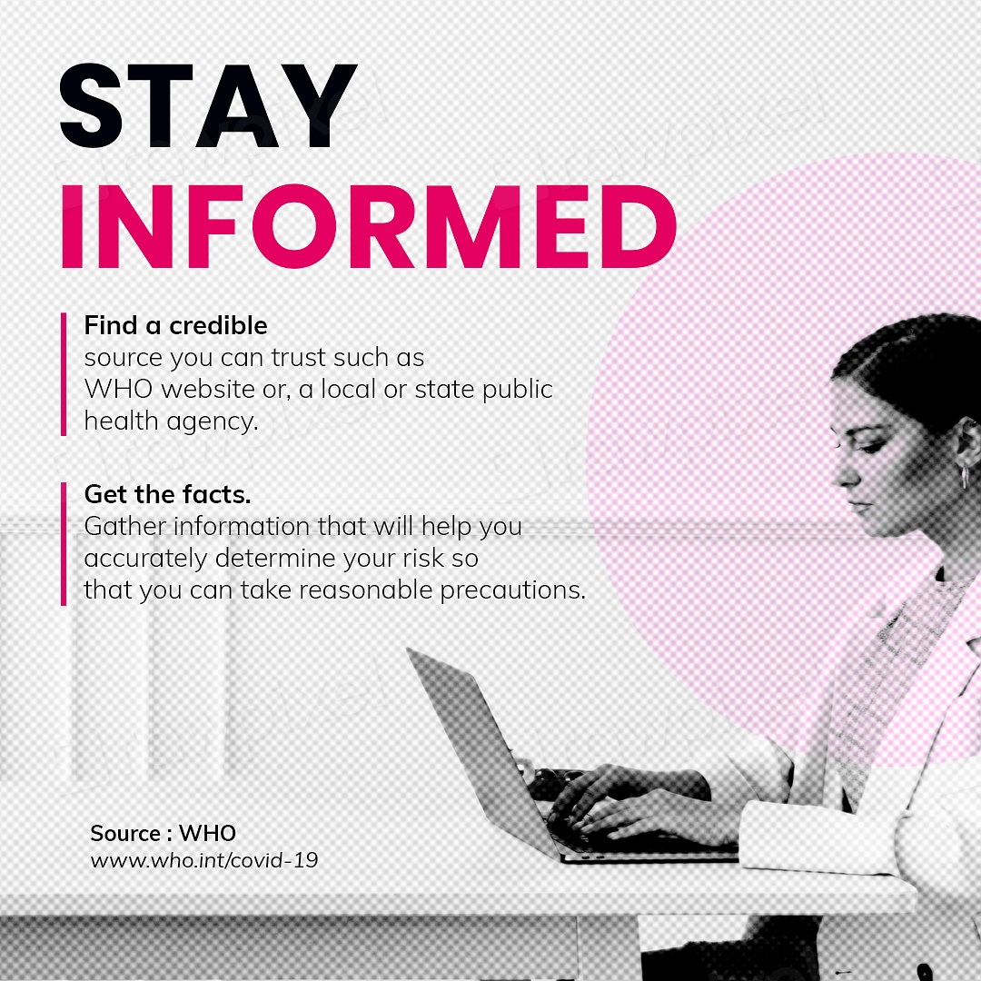 Stay informed and get the facts | Free PSD - rawpixel