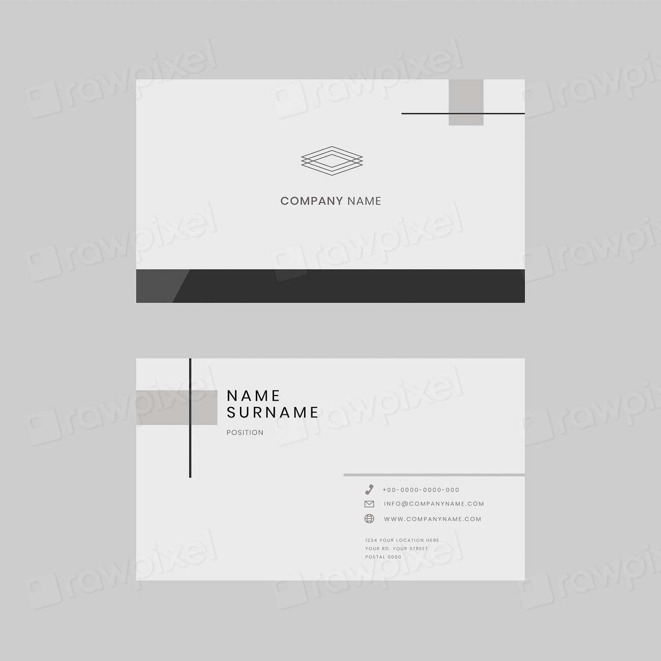 Business card editable template psd | Premium PSD Template - rawpixel