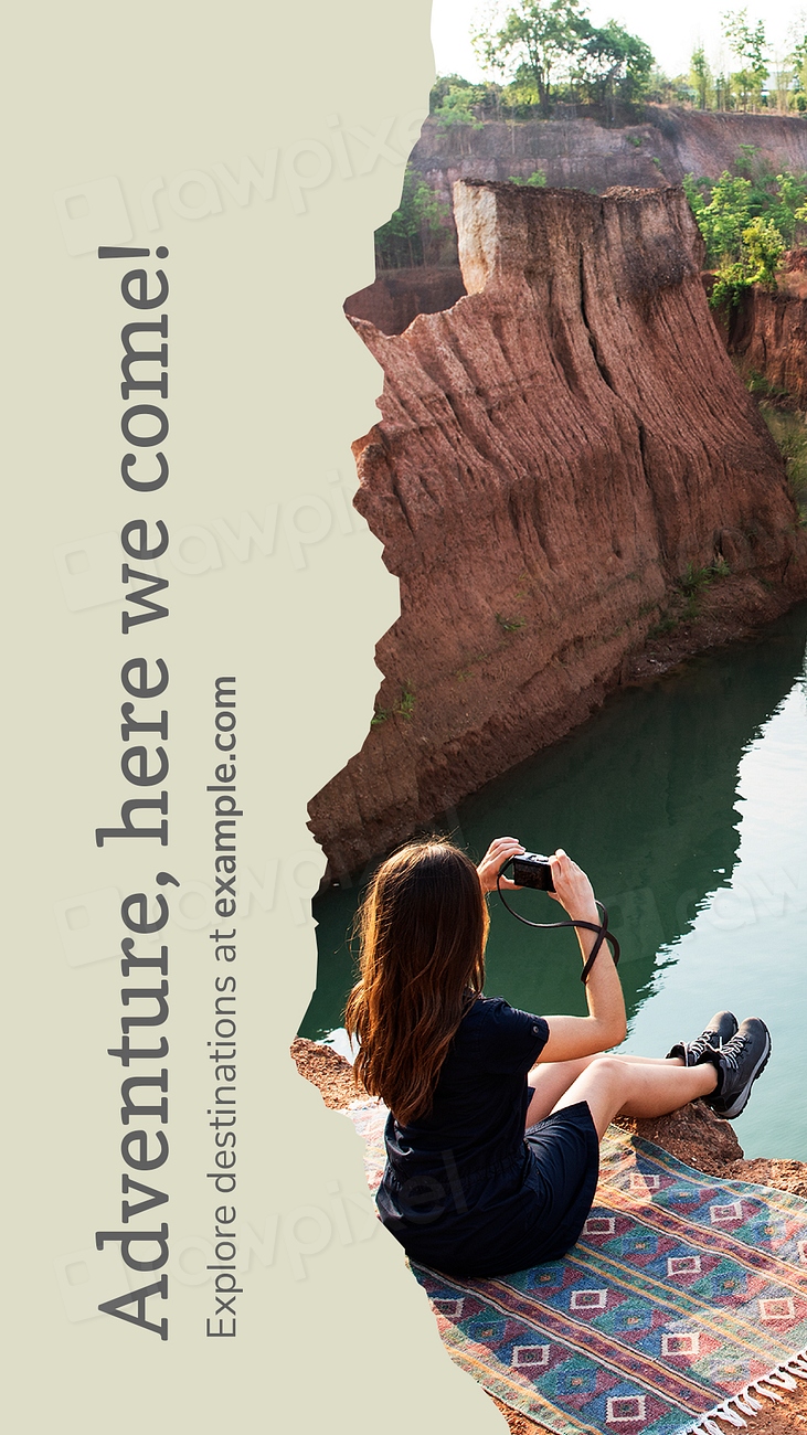 Outdoor adventure template psd for social | Premium PSD Template - rawpixel