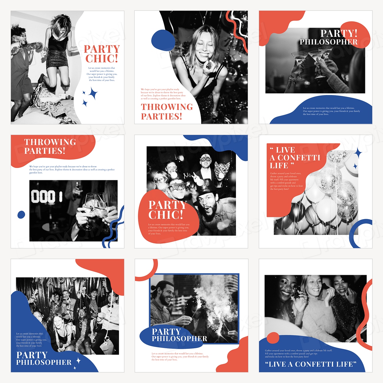 Party event marketing template vector | Premium Vector - rawpixel