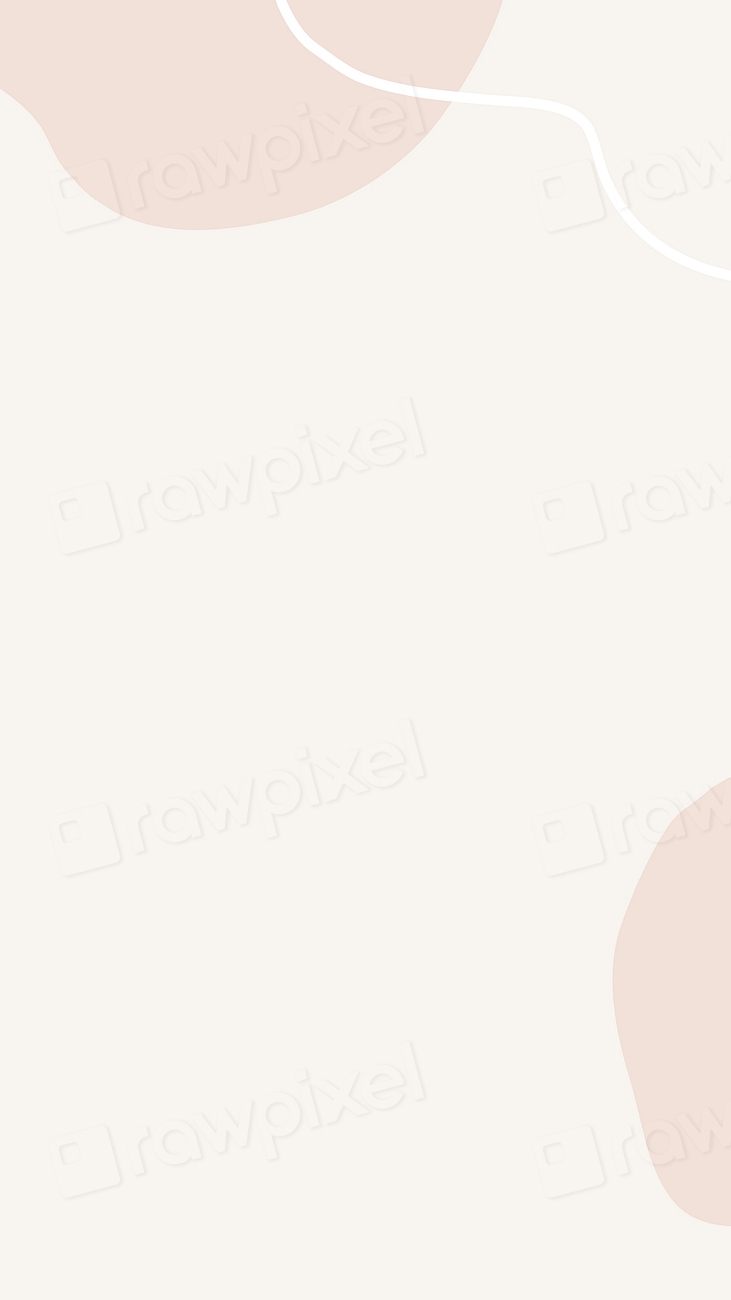 Beige iPhone wallpaper, cute memphis | Free Photo - rawpixel