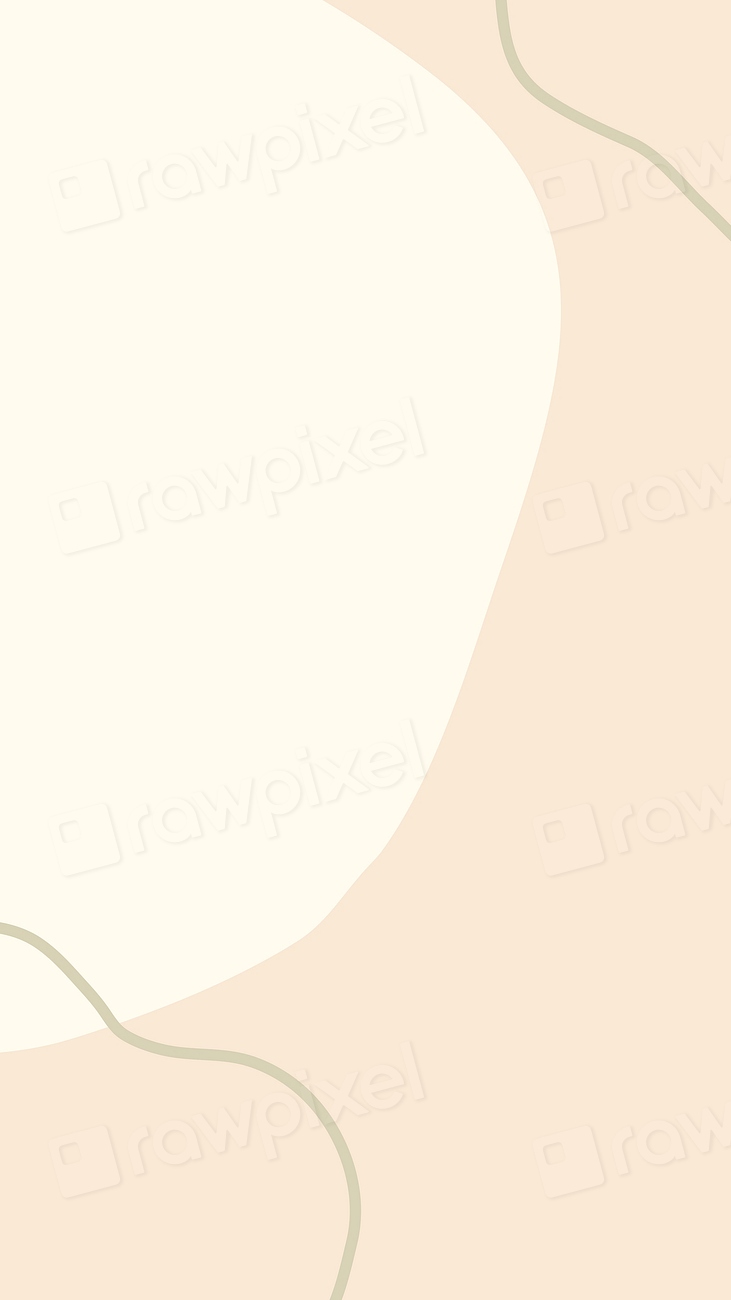 Beige iPhone wallpaper, cute memphis | Premium Photo - rawpixel