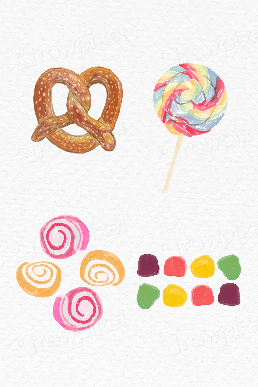 Sweet vector watercolor hand drawn | Premium Vector - rawpixel