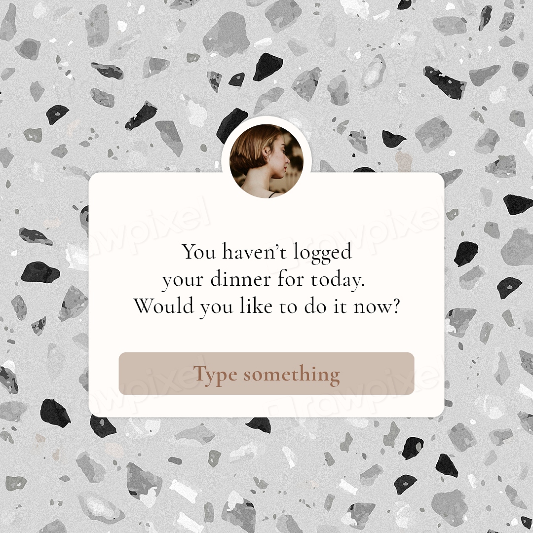 Instagram notification template, aesthetic terrazzo | Premium PSD ...